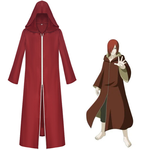 (Medium) Uzumaki Clan Ninja Gown - Spiral Pattern Tactical Robe ...