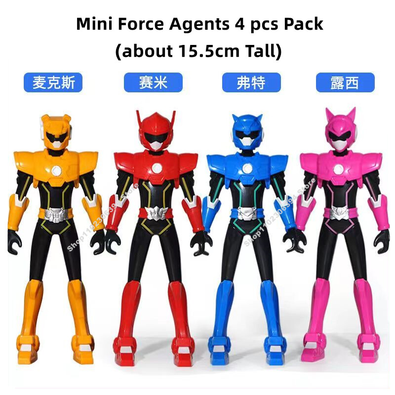 Figurines d'action de transformation MiniForce X Weapon Mini Force ...