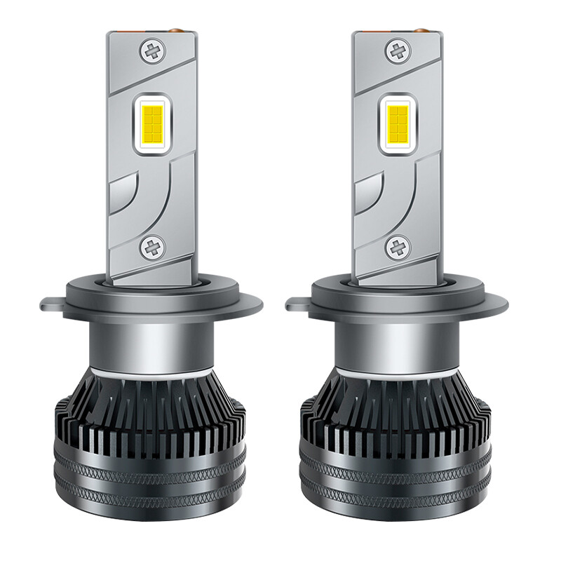 (Canbus 6000K-V18) Fari a LED H7 Canbus 25000LM 110W Mini lampada LED ...