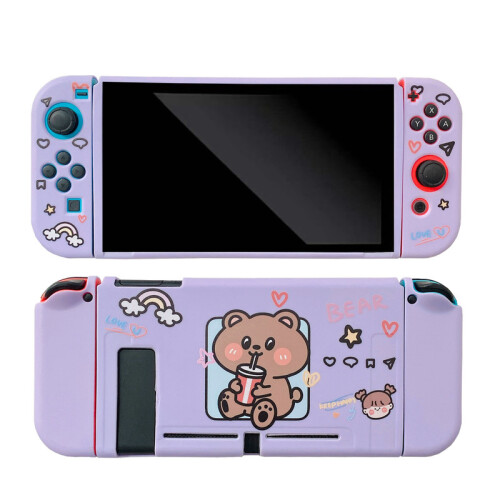 Funda YM68 con dibujos animados de anime para Nintendo Switch NS Joy ...