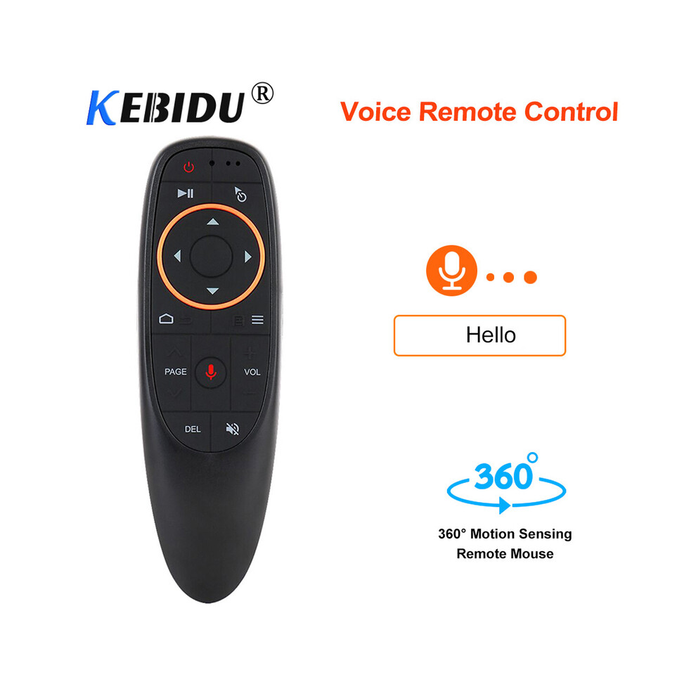 (Avec gyroscope) Kebidu G10 2,4 GHz Souris sans fil à commande vocale ...
