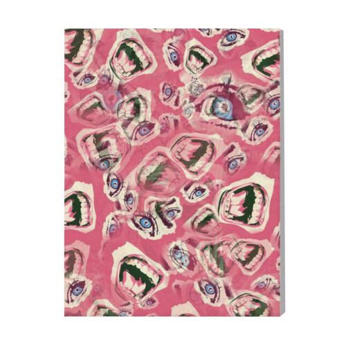 (Collage Vertical Posterize=8008) Canvas Print Pop Art Framed DIY ...