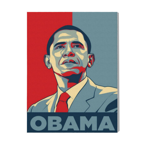 (Barack Obama President=8539) Canvas Print Pop Art Framed DIY Install ...