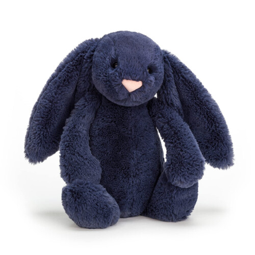Jellycat Bashful Navy Bunny Stuffed Animal Medium 12 inches | Rabbit & Bunny Plush Toy | Classic ...