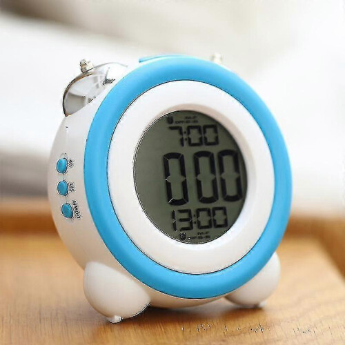 (As show, One size) Alarm Clock Cream Color Desk Clock Bedroom Clock ...