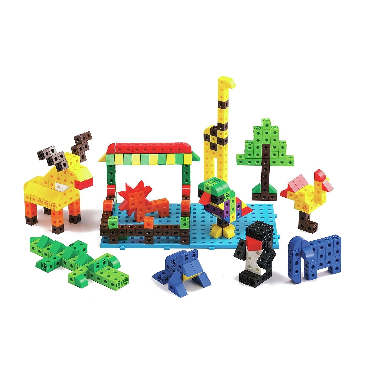 edxeducation Linking Cubes Classroom Set - Includes 500 Construction ...