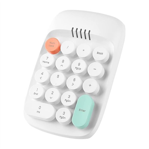 Wireless Number Pad, Typewriter Retro Keypad, Numeric Keypads Numpad 18 ...