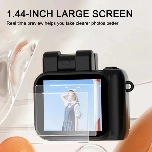 Mini SLR Style Camera Cmos 32GB Portable Video Recorder Pink on OnBuy