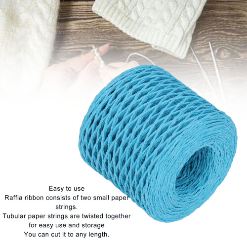 Raffia Paper Rope 218 Yard 2mm Thickness Raffia Ribbon DIY Raffia ...
