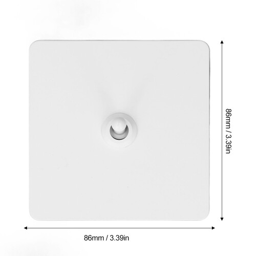 Wall Toggle Switch Mount Single Open Rocker Dual Control AC250V Square ...