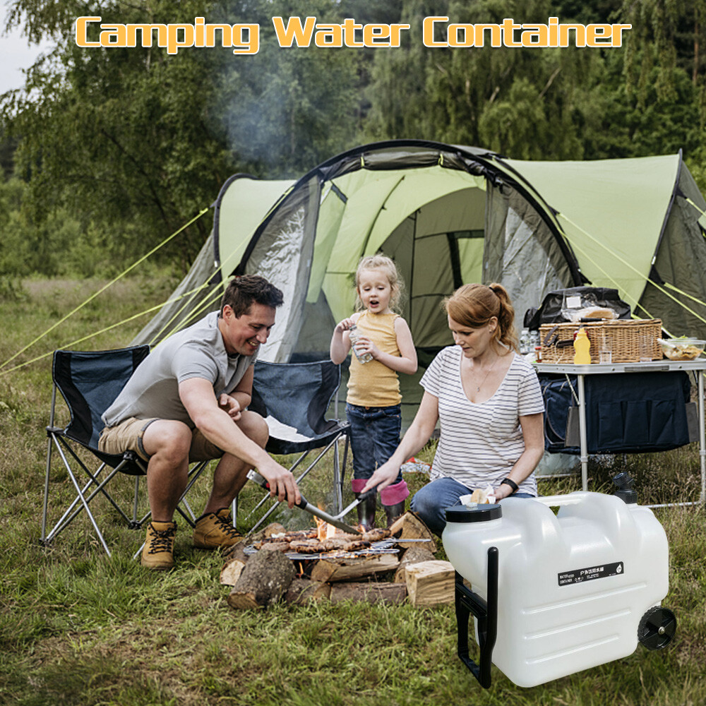 28L Water Jug Camping Water Container Portable Water Tank with Spigot ...