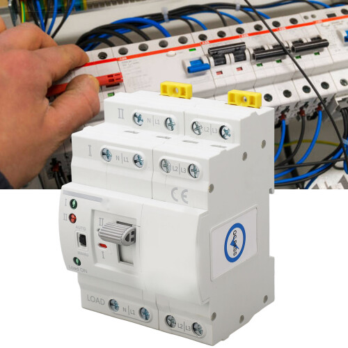 Dual Power Automatic Transfer Switch 4P 40A Quick Conversion Dual Power ...