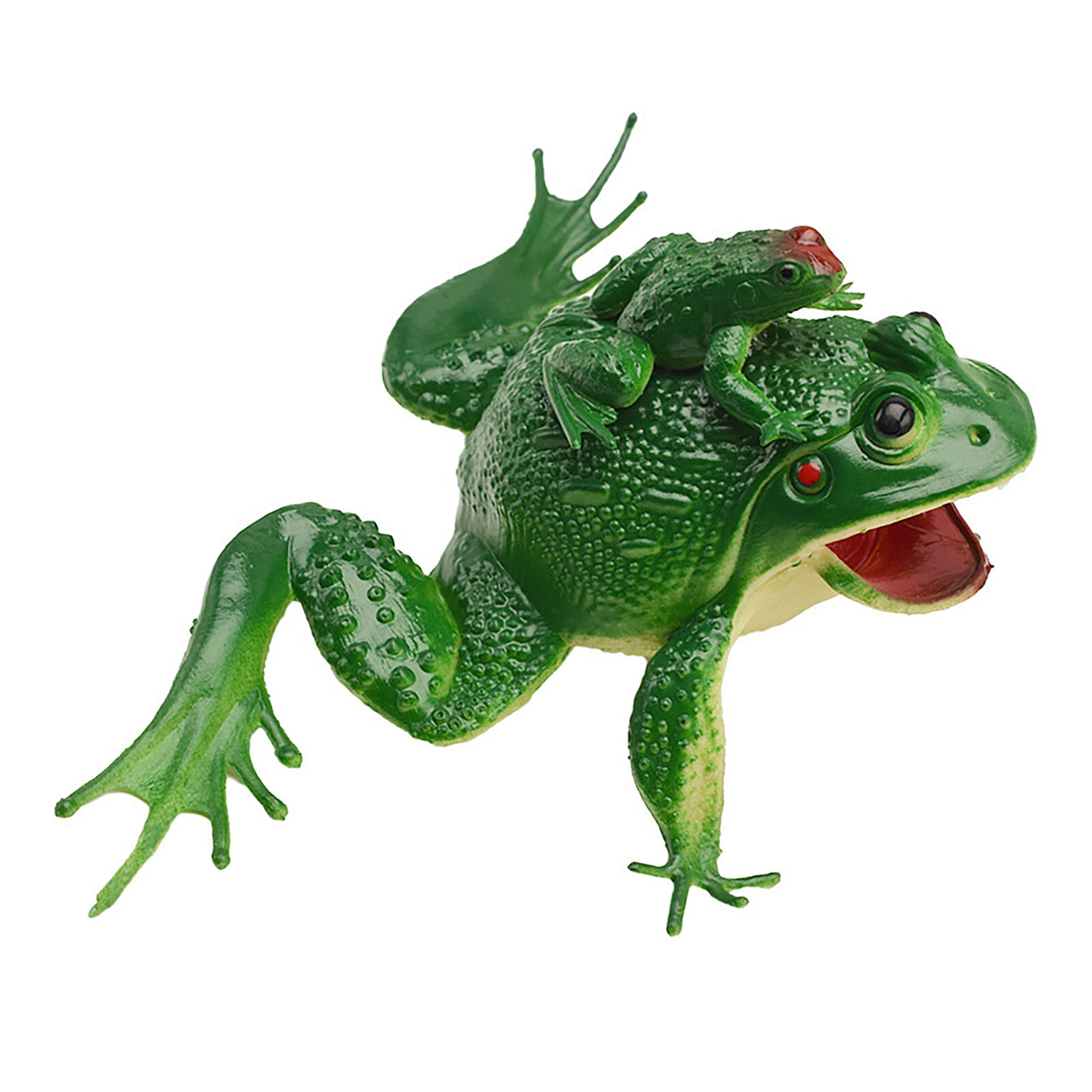 Frog Model Toy Simulation Sound Frog Model Mother and Child Frog Toad ...