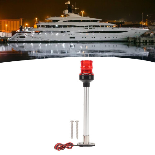 12in Boat Stern Light 316 Stainless Steel Base 360 Degree LED All ...