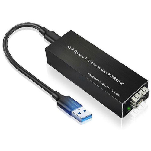 USB-C to SFP Gigabit Ethernet Adapter USB3.0 Type-C to 100/1000Base-X ...