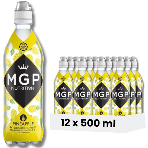 MGP Sugar Free Hydration Drink, 12 x 500ml Multipack, Sports Recovery ...