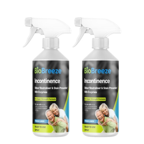 BioBreeze Incontinence Odour & Stain Preventer Spray With Bio Enzymes ...