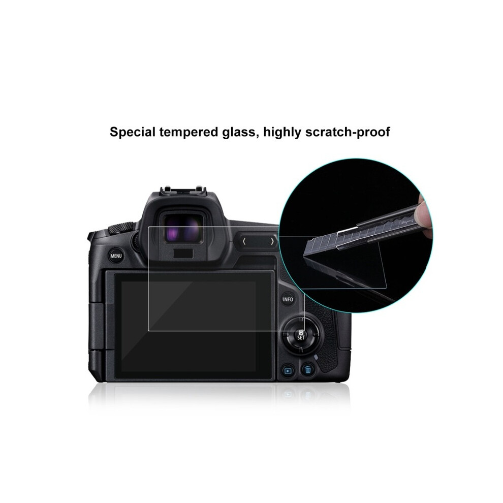 (Para Canon EOS R5) Protector de pantalla de vidrio templado PULUZ con borde curvo 2.5D y dureza ...