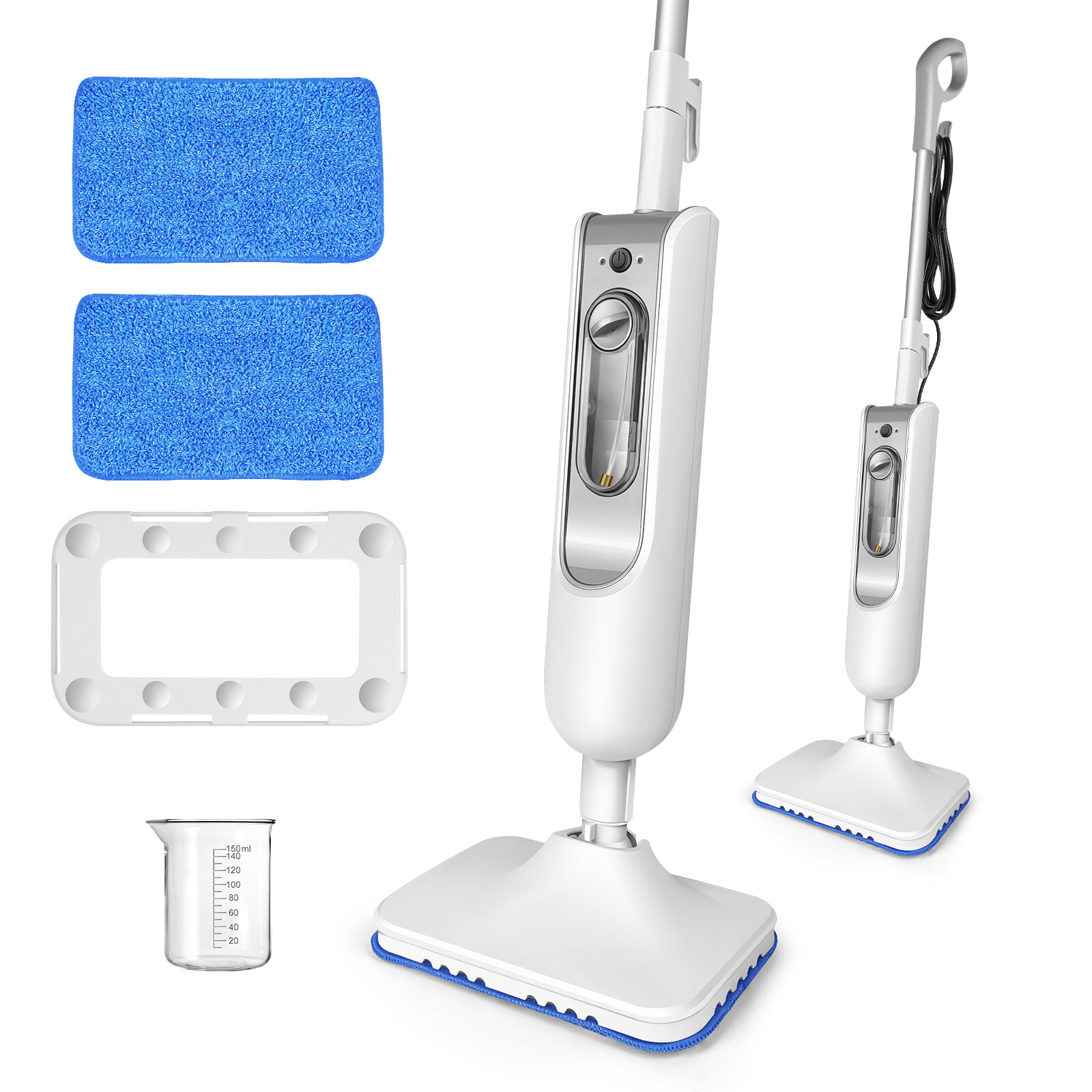 Steam Mop Carpet Cleaner Kills up to 99% of Bacteria 1500W Powerful ...