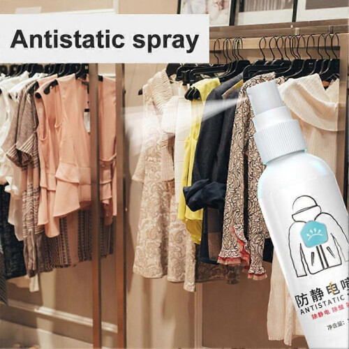 2x Multi-use Anti-Static Spray Anti-Sticking Static Remover Sprays for ...