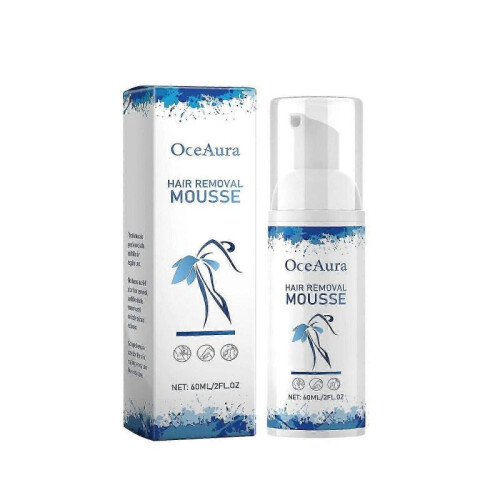 Oceaura Hair Removal Foam Mousse Gentle Moisturizing Smooth Delicate ...
