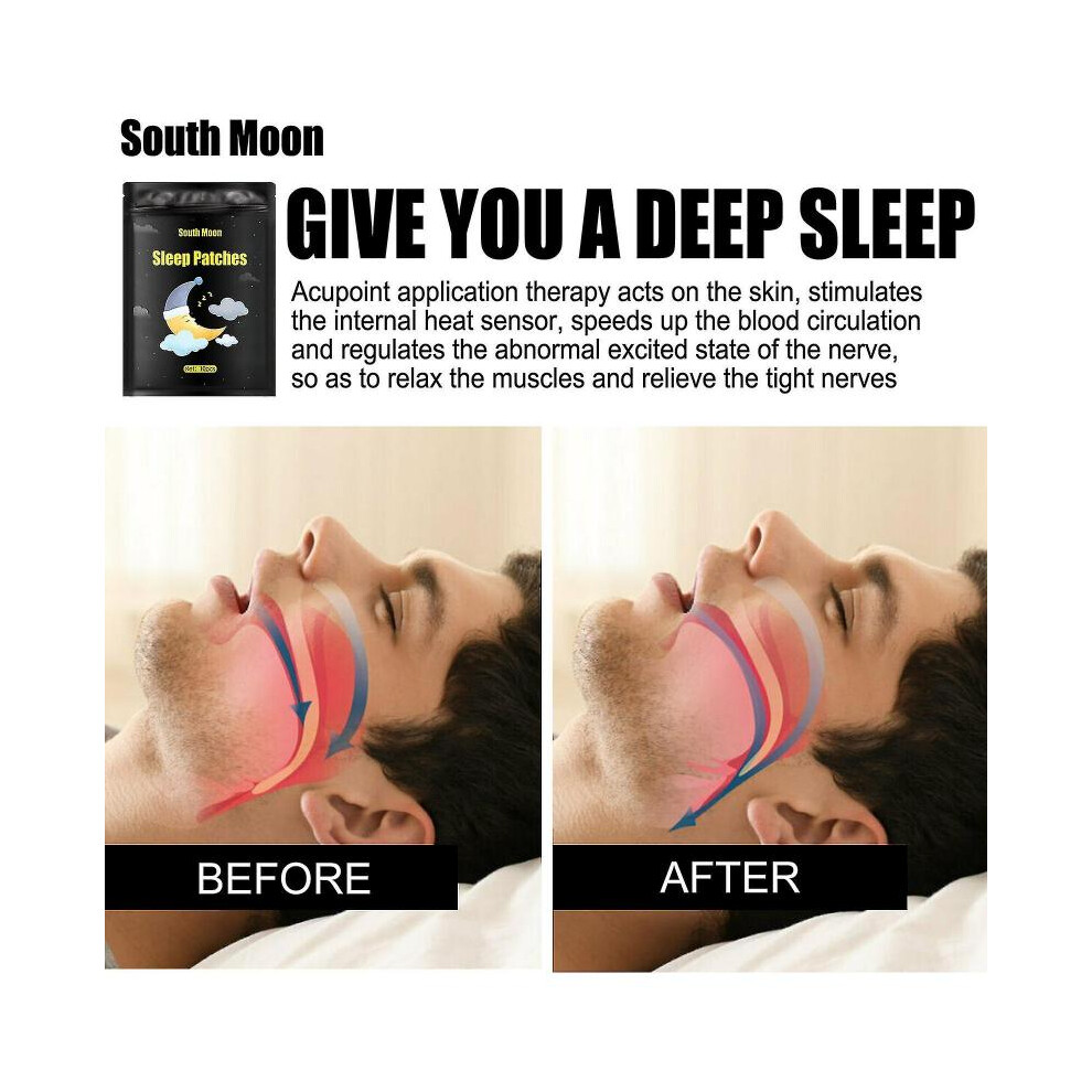 South Moon Sleep Sticker Night Dream Help Sleep Fast Fall Asleep Sleep ...