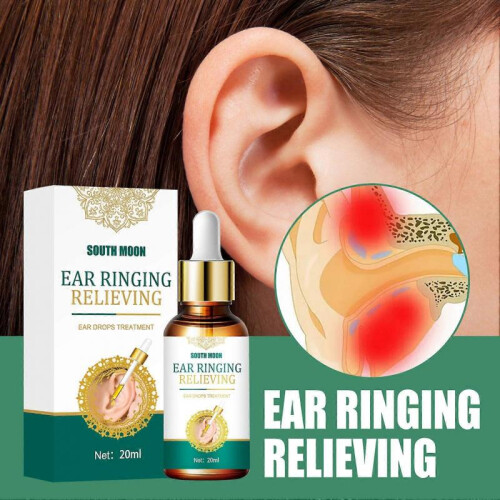 SOUTH MOON 20ml Ear Ringing Relieving Ear Drops Tinnitus Deafness Ear ...