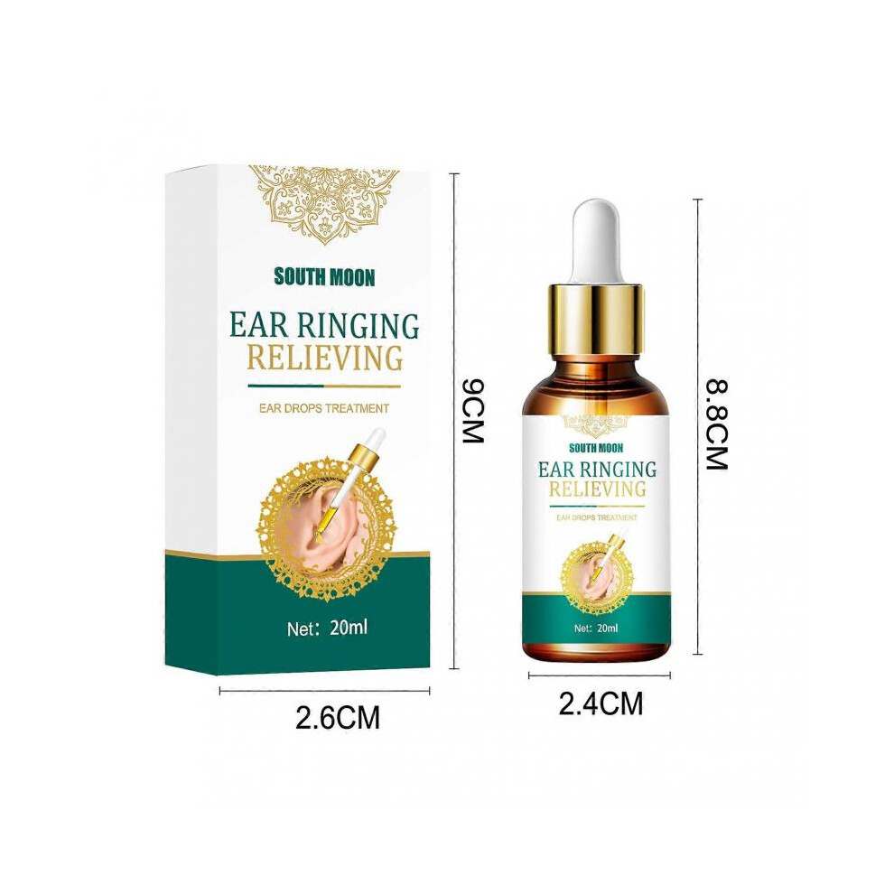 SOUTH MOON 20ml Ear Ringing Relieving Ear Drops Tinnitus Deafness Ear ...