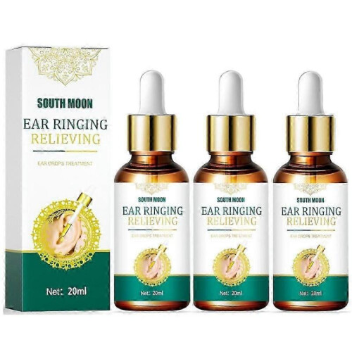 3PCS Tinnitus Relief Ear Drops Ear Drops Ear Itching Treatment Ear Care ...