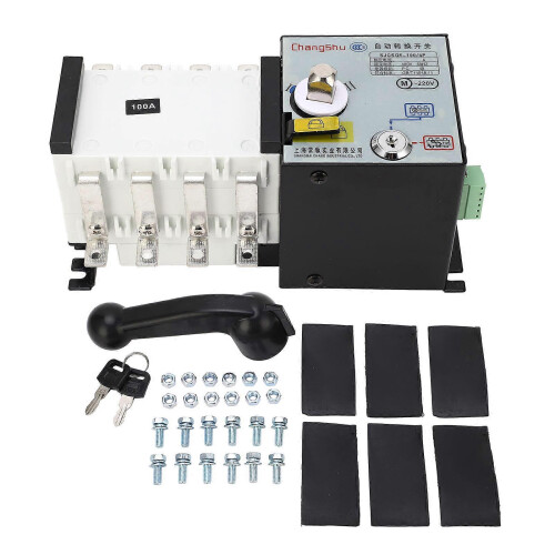 (As show, One size) Dual Power Automatic Transfer Switch 4P 100A ...