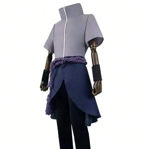 (set 2, S) Men Elder Boys Anime Sasuke Cosplay Suit Costume Halloween ...