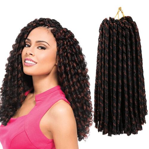 Urban Soft Dread Spichet Hair - 4 paczki proste Faux Locs Spichet Hair ...