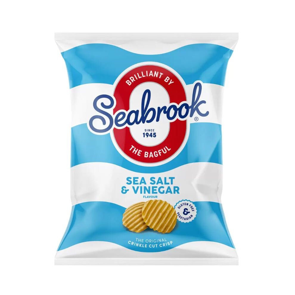 Seabrook 80 Pack Crisps Mixed Flavours Snack Box, 25g Bags on OnBuy