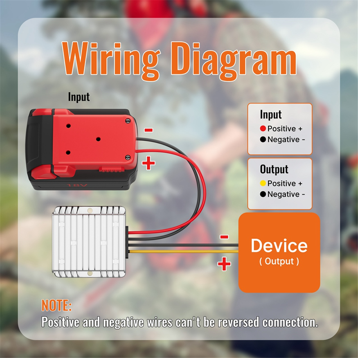 Step-Down Converter 18V to 12V for Battery Adapter on OnBuy