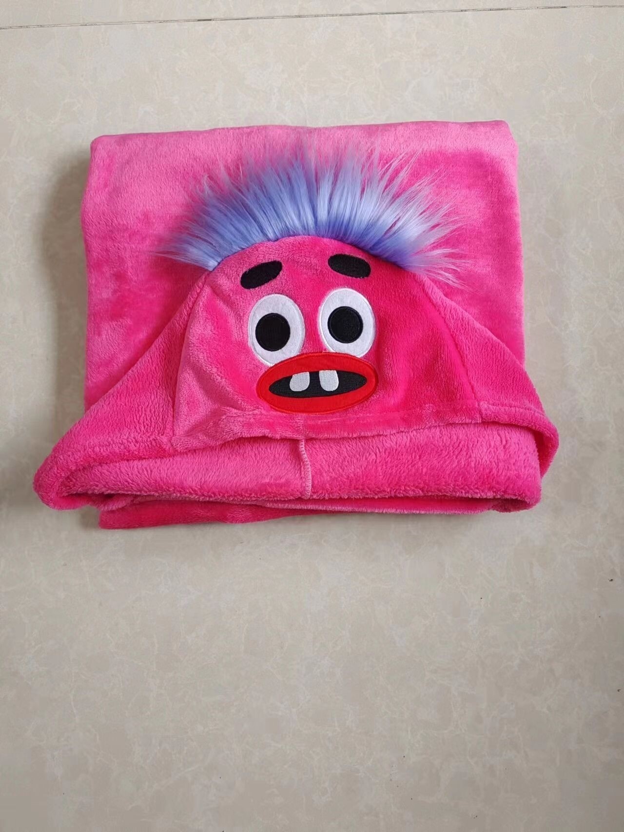 (B Pink L Blanket) Poppy Playtime Oversized Plush Hooded Blanket Huggy ...