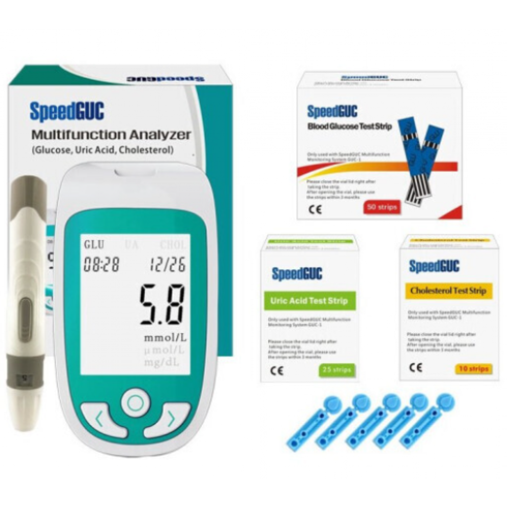 Kit multifonctionnel 3 en 1 pour la surveillance du cholestérol et de l ...