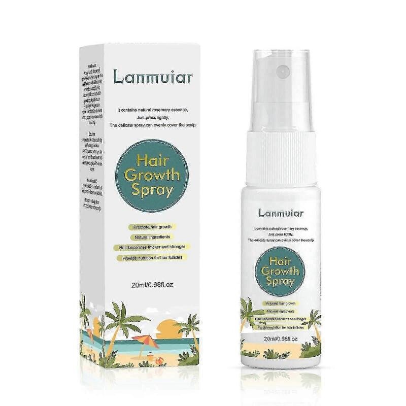 Natural Hair Growth Serum Spray with Rosemary Oil, Nourishing Scalp ...