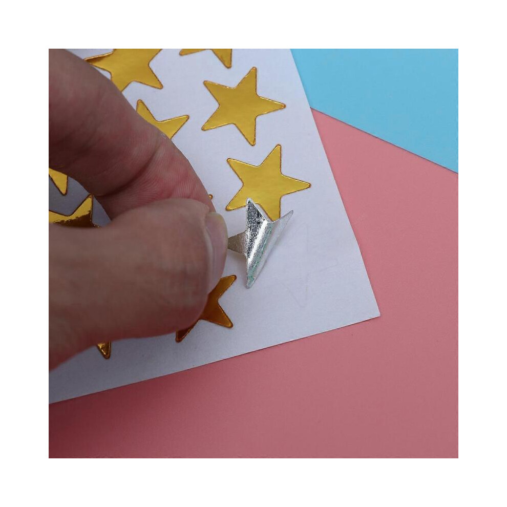 10 Pcs Stickers Students Teacher Reward Stickers Gold Star Sticker Star ...