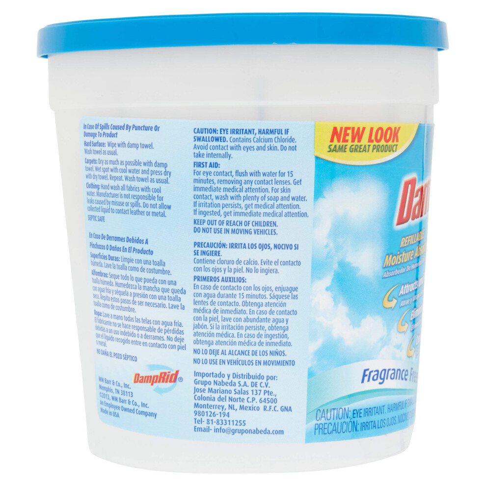 DampRid, nachf llbarer Feuchtigkeitsabsorber, parf mfrei, 10,5 Unzen (6er-Pack) on OnBuy