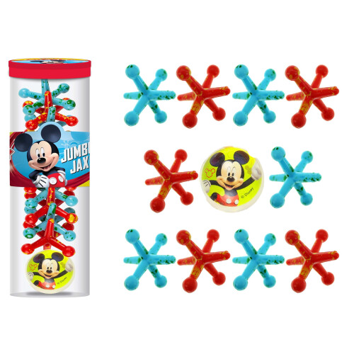 JA-RU Disney Mickey Mouse Big Jacks Game with Ball Classic Retro Toys ...