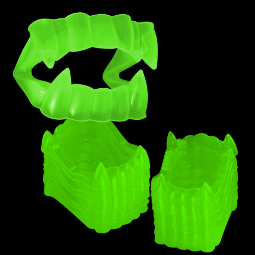 Srenta 144 Pack Vampire Teeth Kids Size - Glow in The Dark Fake Vampire ...