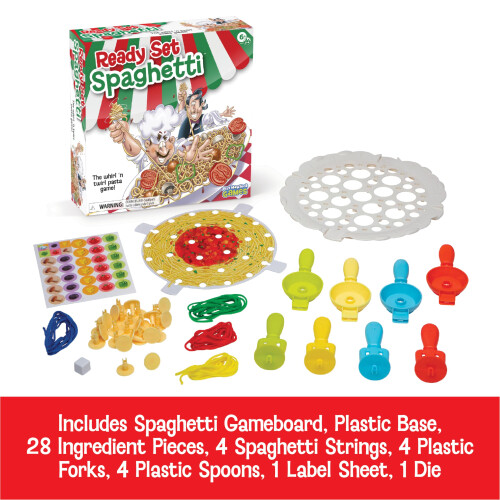 Ready Set Spaghetti Board Game - Kids Games Family Game Multi-Player ...