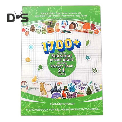(as the picture, D) 1 Set Annual Planner Stickers Set Seasonal Program ...