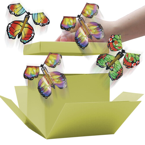 Wueuru Butterfly Explosion Gift Box Flying Butterfly Surprise Gift Box