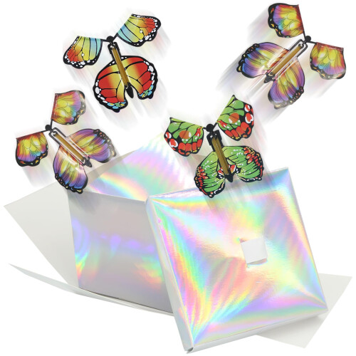 WUEURU Butterfly Explosion Gift Box Flying Butterfly Surprise Gift Box ...