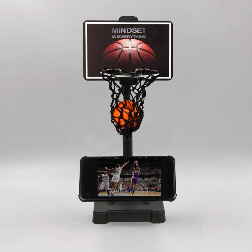 GYSH Mini Desktop Basketball Hoop for Office Tiny Tabletop Basketball ...