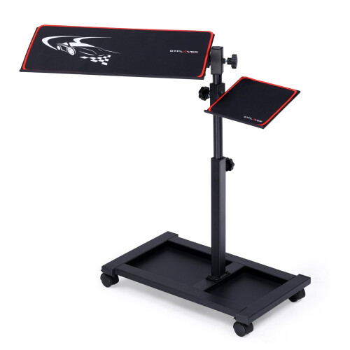 GTPLAYER Adjustable Racing Simulator Cockpit Standing Keyboard and ...