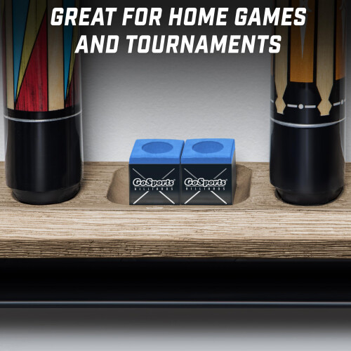 Gosports Premium Pool Cue Calk Cube 12 Pack - Blue Billard Pool Stick ...