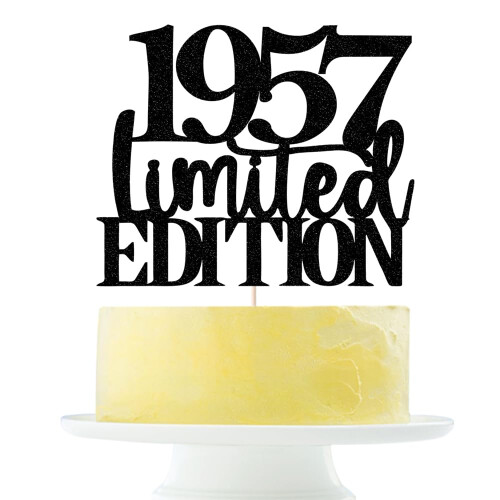 Limited EDITION 1957 cake topper 68th birthday happy birthday cake ...
