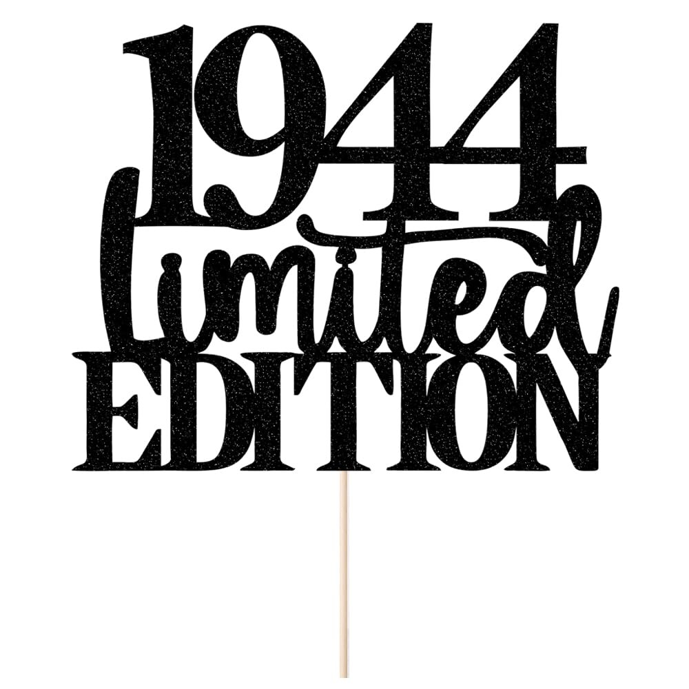 dition limit e 1944 Cake Topper 81th Birthday Joyeux anniversaire Cake ...